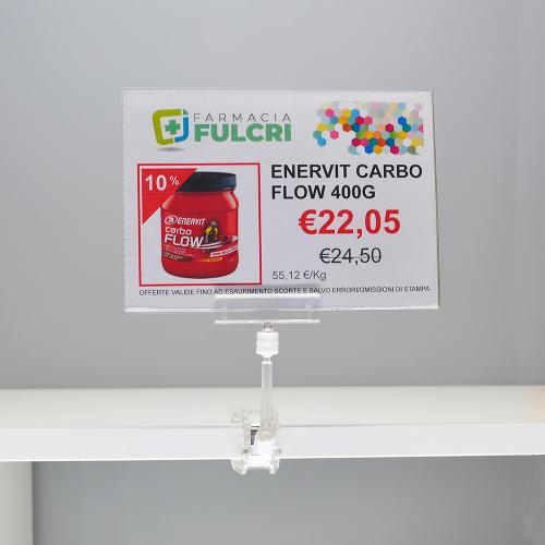 Pinza porta messaggio in plastica con gambo 5 cm - Confezione da 10 ...